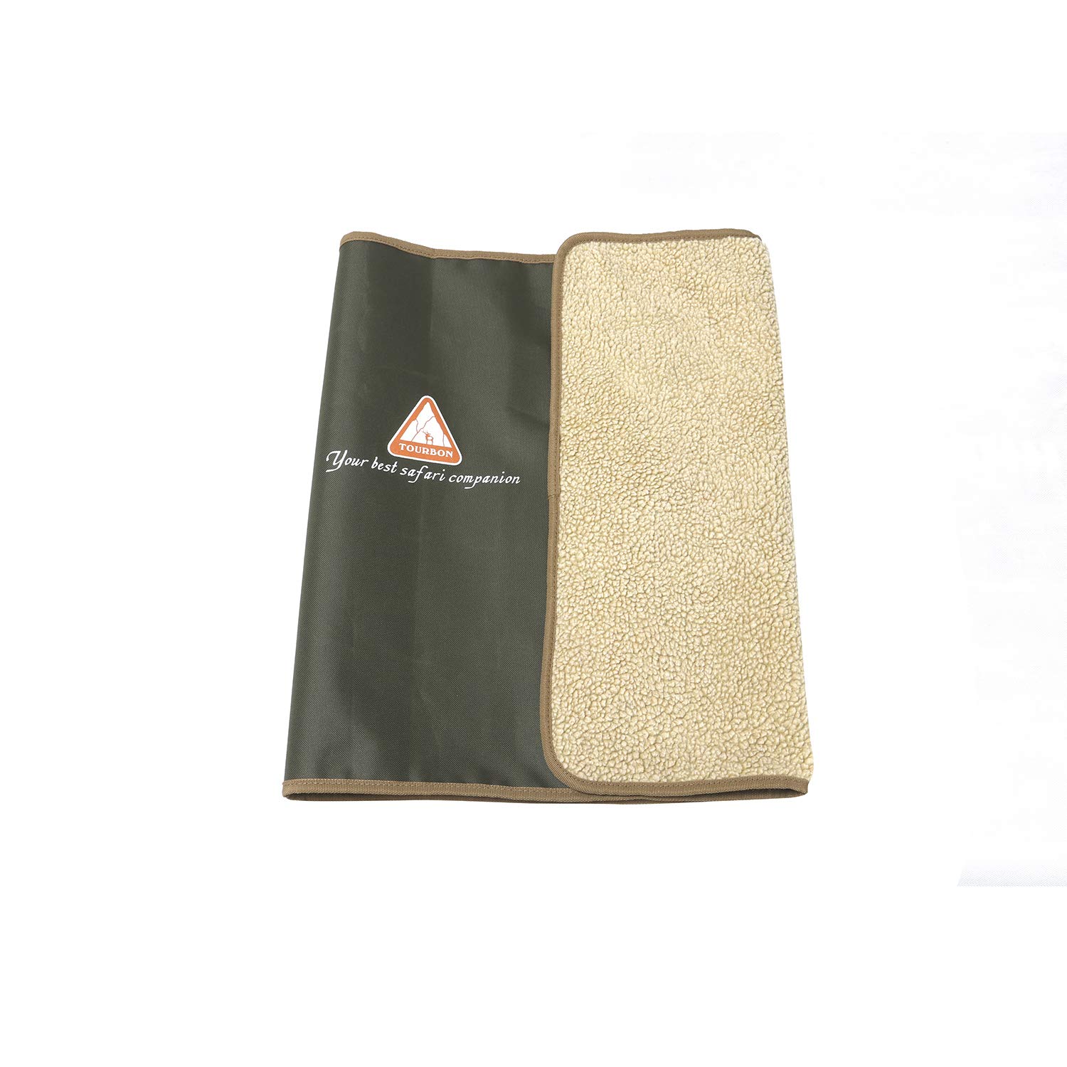 Tourbon Gun Rifle Roll-up Cleaning MAT Pad Shooting Hunting Gun Tool Kit Fleece Lined