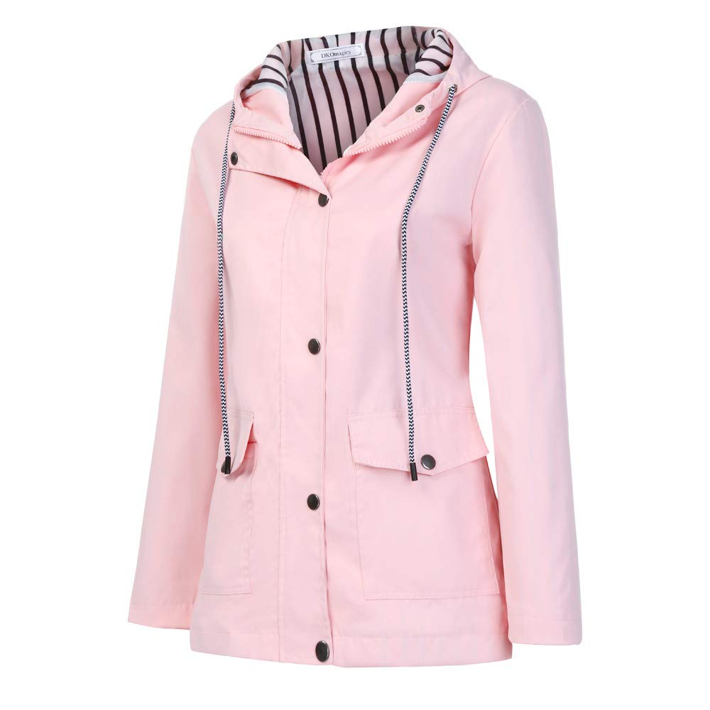warmer Winter Parka Ladys Solid Color Hood Parka Cotton Lounge Comfy Park Zip Long Sleeve Full Jackets Women