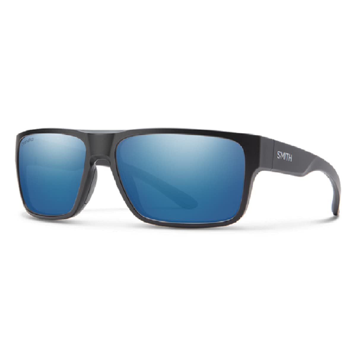 SMITH Soundtrack 0003/6N 61M Matte Black/Chromapop Polarized Grey Rectangular Sunglasses For Men For Women + BUNDLE with Designer iWear Eyewear Kit