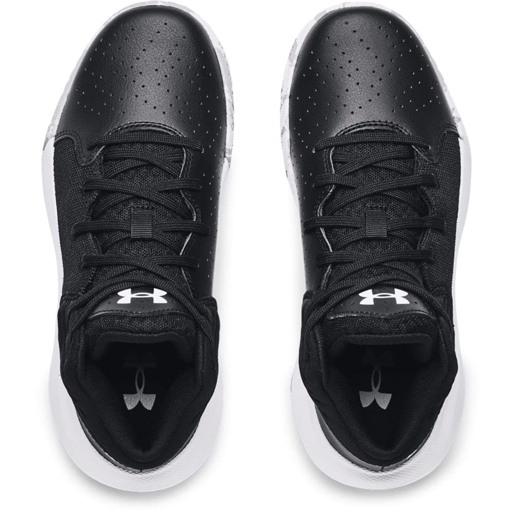 Under Armour Unisex Grade School Jet '21, Black (001)/White, 6 M US