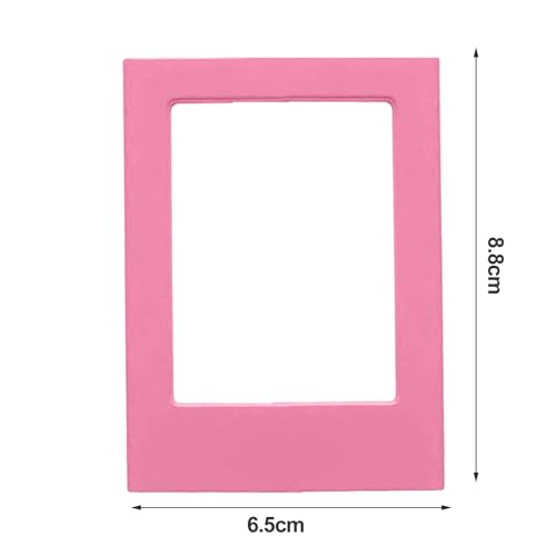 ulafbwur Fridge Magnetic Photo Frame 2pcs Exquisite Workmanship Colorful Strong Magnet Picture Frames for Home Room Polaroid Rose Red