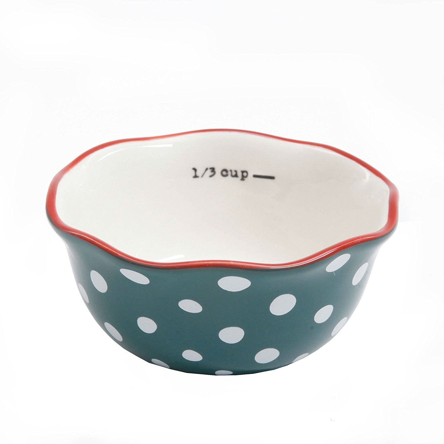 The Pioneer Woman Flea Market 4-Piece Ceramic Decorated Measuring Bowls
