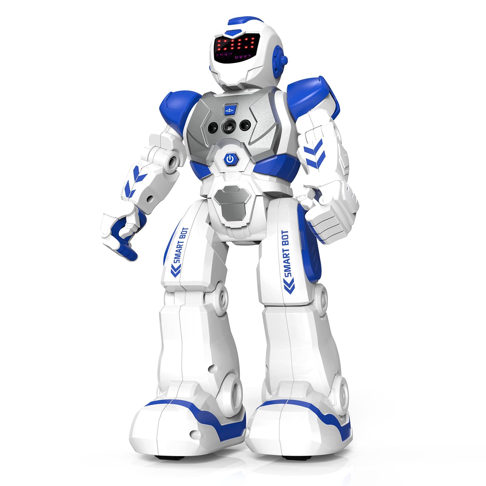 SONOMO Upgraded RC Robot for Boys Ages 6-9 - Intelligent Programmable Toy with Gesture Control (Black)