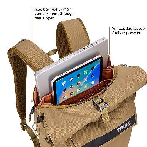 Thule Paramount 24L Backpack - Commuter Backpack with Padded Laptop Sleeve - Fits 16" laptops and 12" Tablets - Thoughtful Layout and Organization