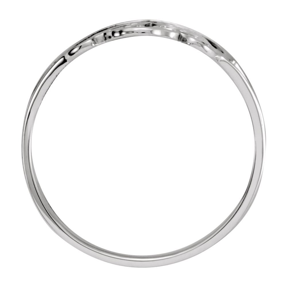 Sterling Silver Face of Jesus Ring - Size 9