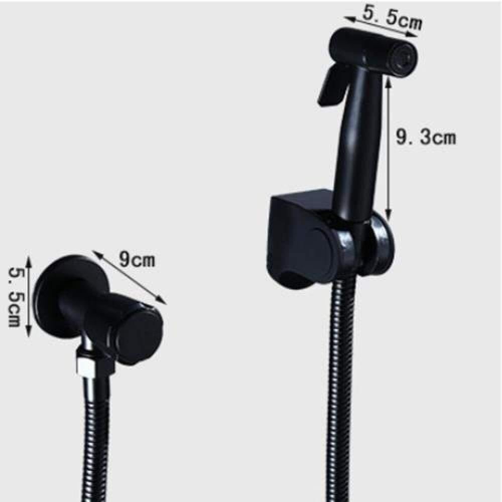 Spray Shower Head Bathroom Toilet Adapter Hose Kit - Black Toilet Flushing Spray Gun, Washing Machine, Ass, Flushing Nozzle, Toilet, Toilet, pressurization