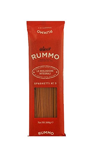 Rummo Lenta Lavorazione - Spaghetti Organic Whole Wheat (No. 2) 500g - Pack of 5