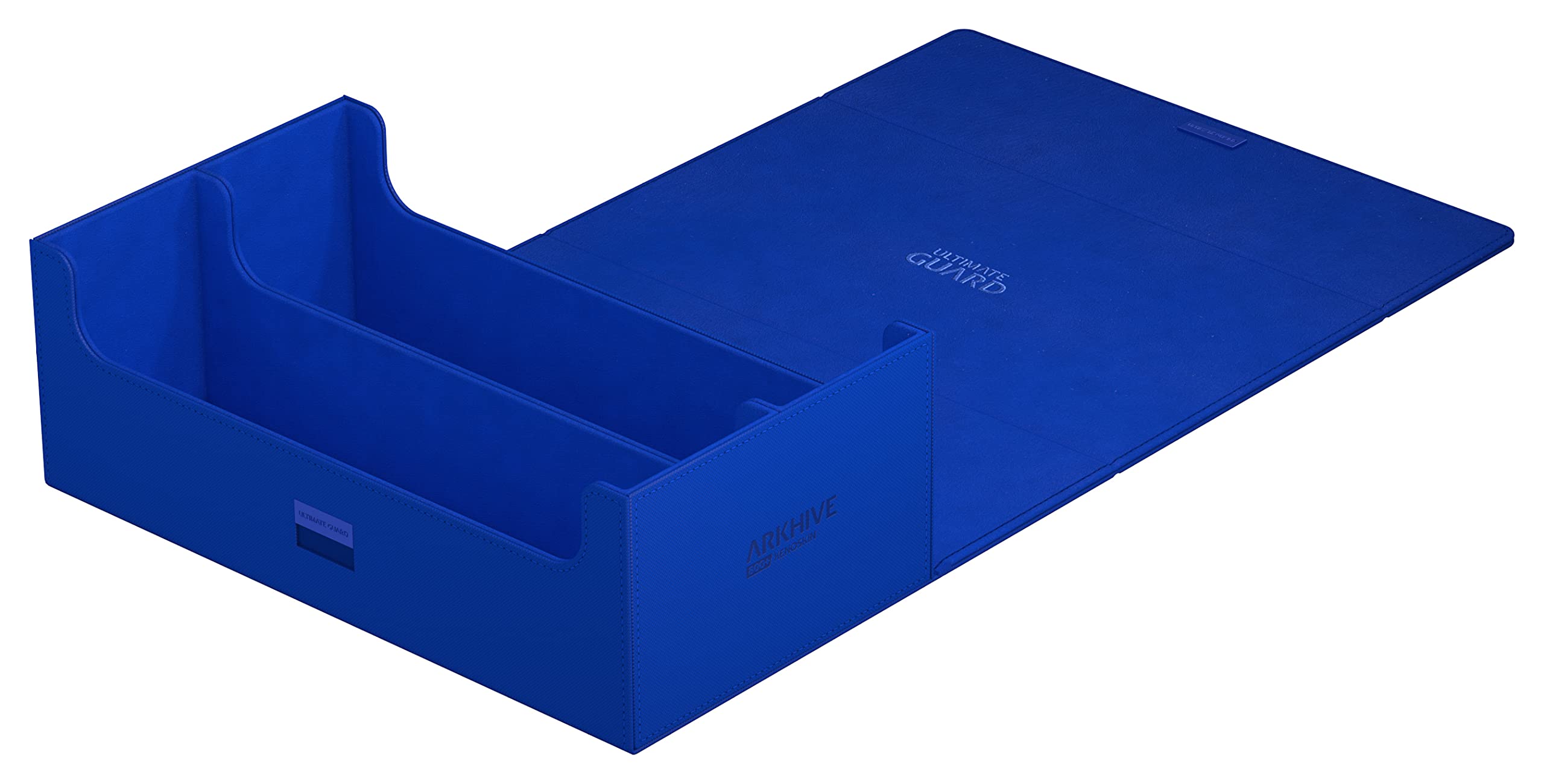 Ultimate Guard Arkhive 800+, Deck Case for 800 Double-Sleeved TCG Cards, Blue, Compatible with Boulders, Magnetic Closure & Microfiber Inner Lining