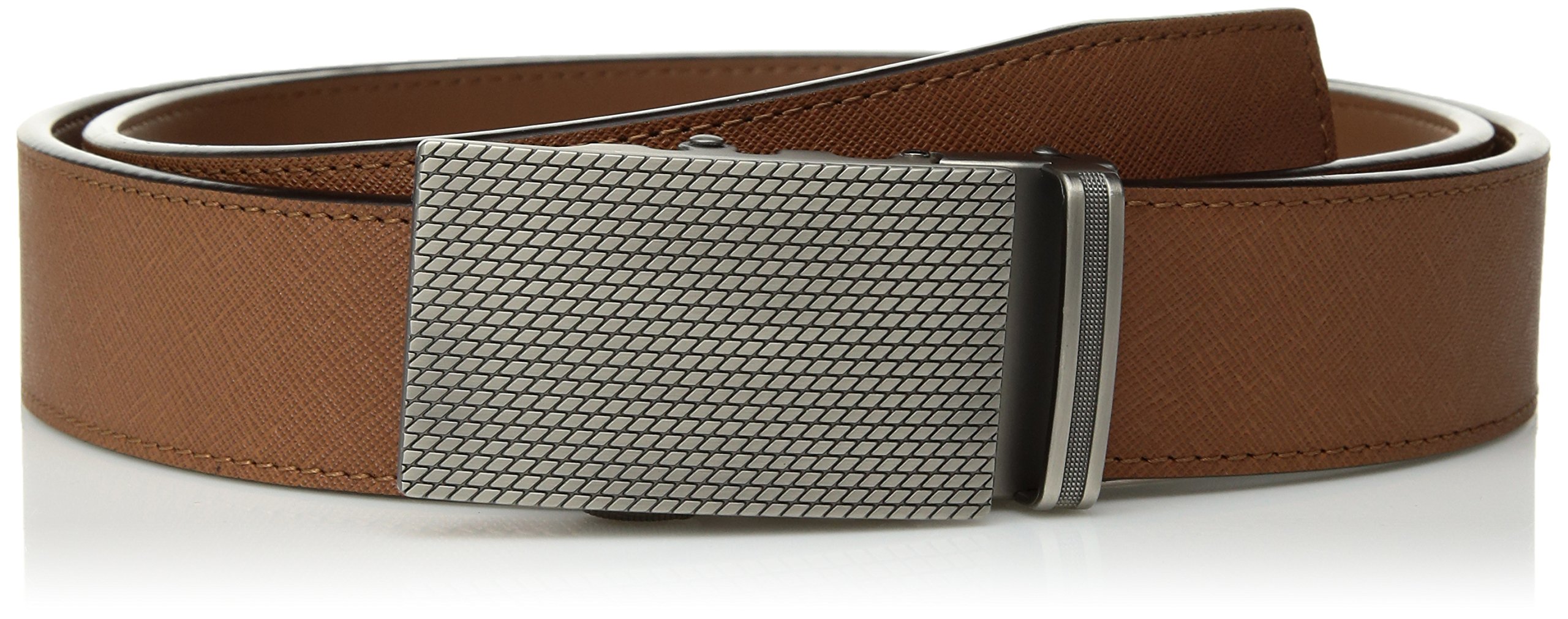 Stacy Adams Men's Payton 35 mm Ratchet Belt, Cognac, 44