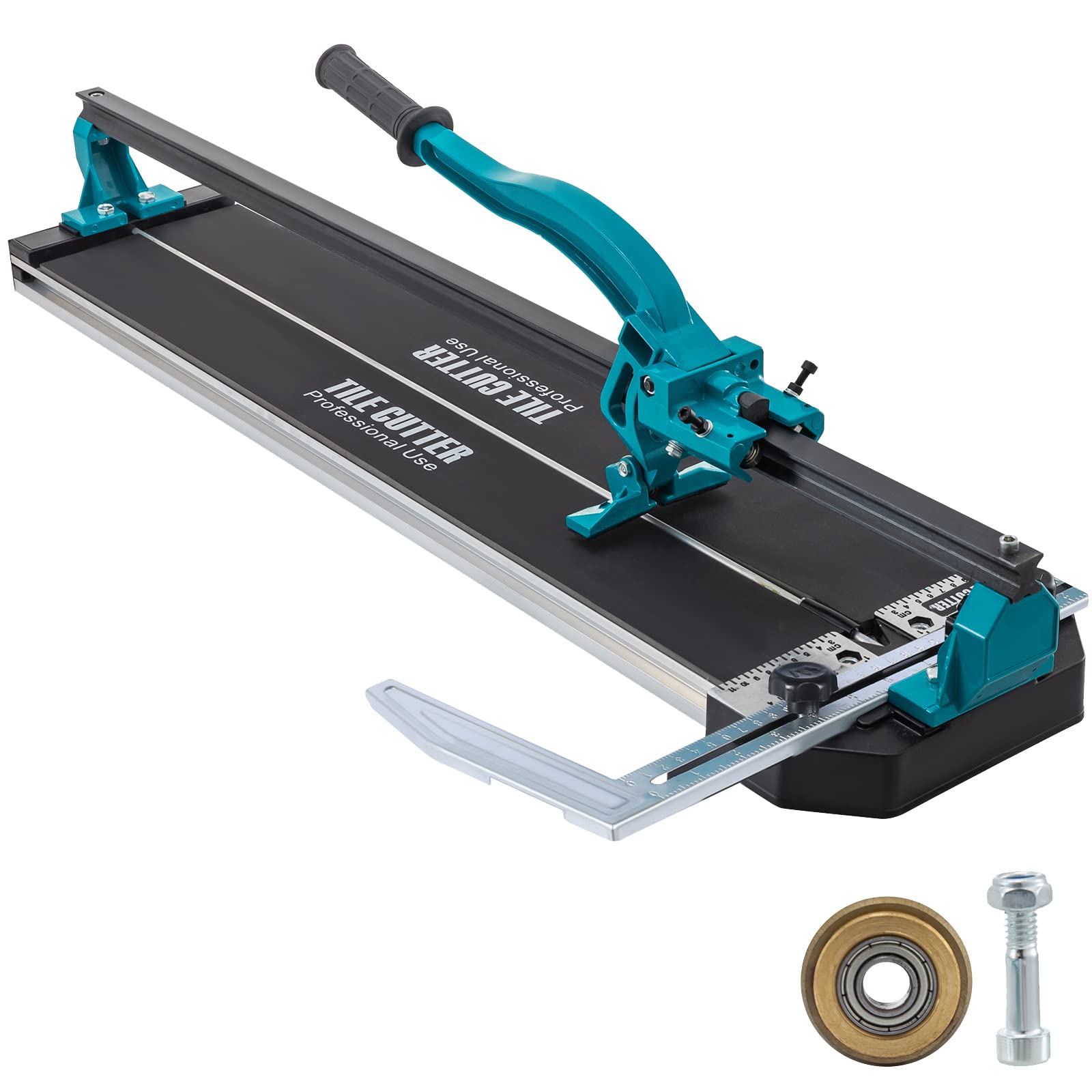 VEVOR 39 Inch Tile Cutter Single Rail Manual Tile Cutter 3/5 in Cap w/Precise Laser Positioning Manual Tile Cutter Tools for Precision Cutting