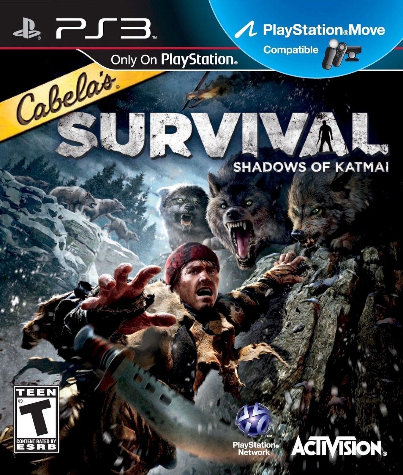 PS3 Cabela's BUNDLE Shadows of Katmai + African Adventures Video Game Hunt