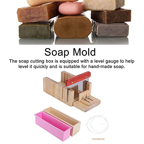 Udavivi Complete Soap Making Kit - Rectangular Soap Mold, Straight Cutter, Soap Cutting Tool, Perfect Soap Making Supplies Set(900ml)