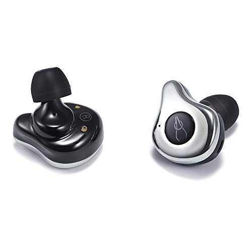 Sabbat E12 Ultra TWS Bluetooth 5.0 True Wireless HiFi Earbuds, Sweatproof Noise Canceling Earphones with Built-in Mic for Sports (Sliver)