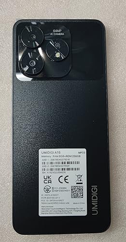 UMIDIGI A15 Unlocked Cell Phone|8+256GB Android 13 Smart Phone|6.7inch with NFC |64MP Camera|5000mAh Battery|20W Fast Charging