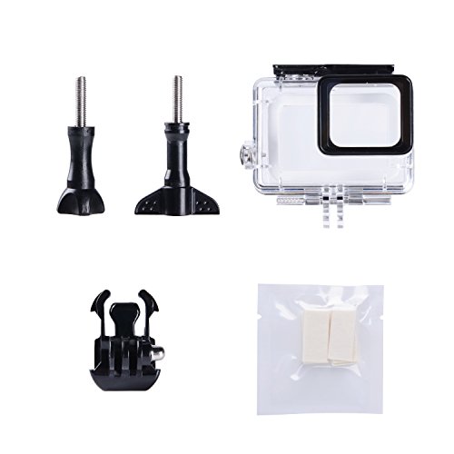 Trehapuva Underwater Housing Case Compatible with GoPro Hero(2018)/GoPro Hero7 Black/6/5 Waterproof Case Diving Protective Housing Shell Replacement Cover with Bracket for Go Pro Camera Accessories