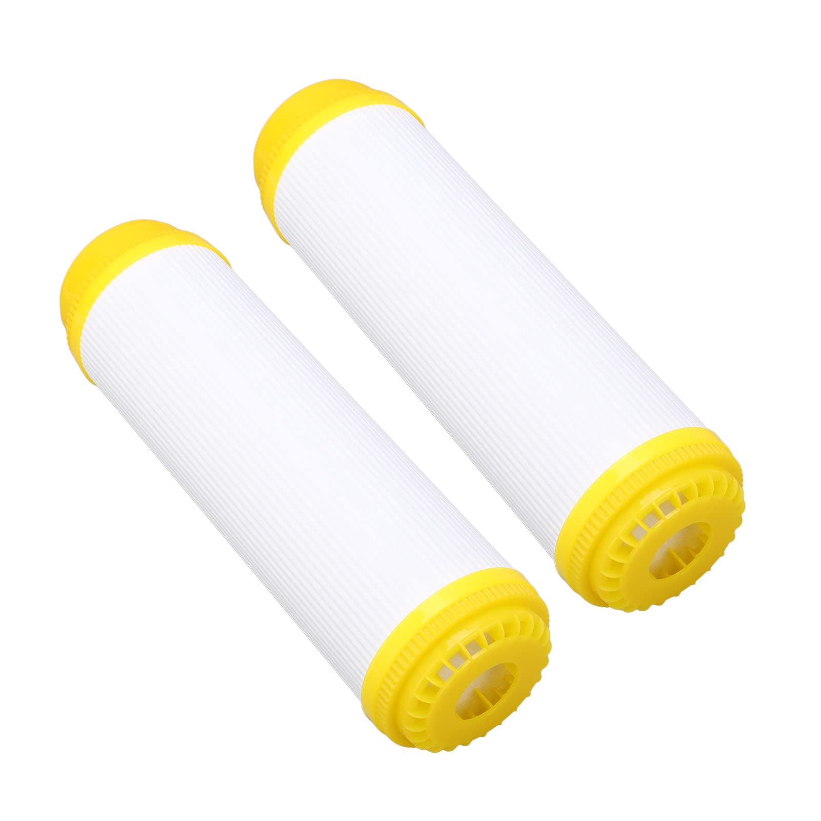Water Filter Set, 2Pcs Water Filter Cartridge 10in Activated Carbon T33 Universal Design Set Kit for Home Water Filter Replacement Cartridge