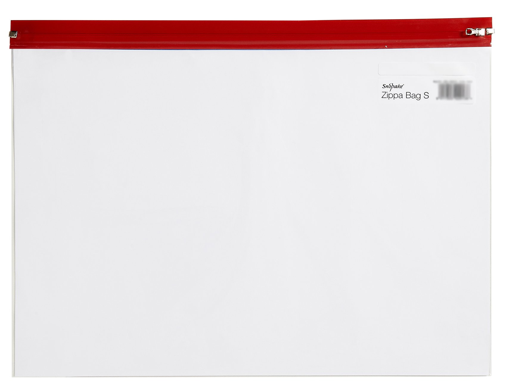 Snopake A3 480x350mm Zippa Bag 'S' with Zip Strips - Transparent/Assorted (Pack of 5)
