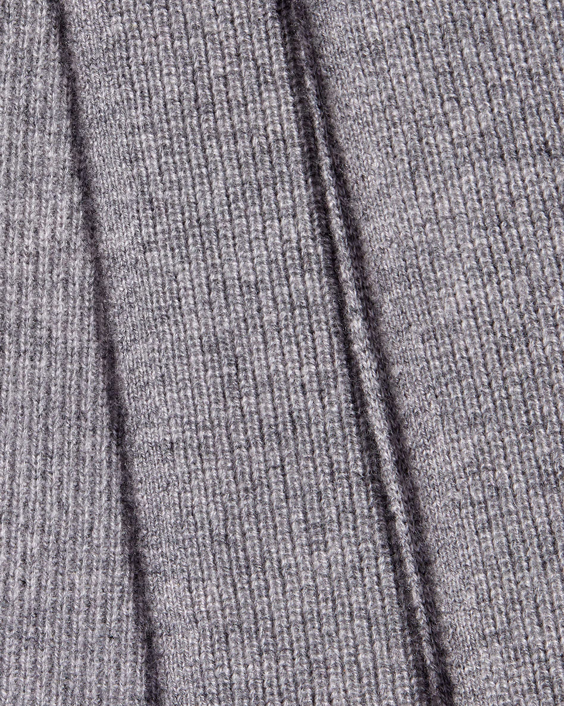 State Cashmere Unisex Ribbed Knit Scarf Made with 100% Pure Inner Mongolian Cashmere - Elegant, Soft, & Versatile - Ultra Warm Winter Accessories - (Pale Charcoal, 70"x7")