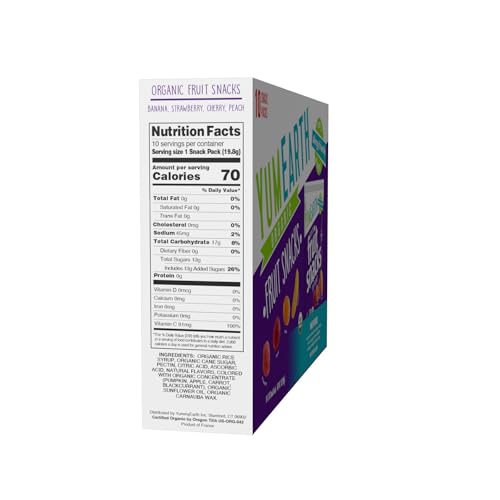 YumEarth Organic Fruit Snacks Box, 0.7 Ounce (Pack of 10)