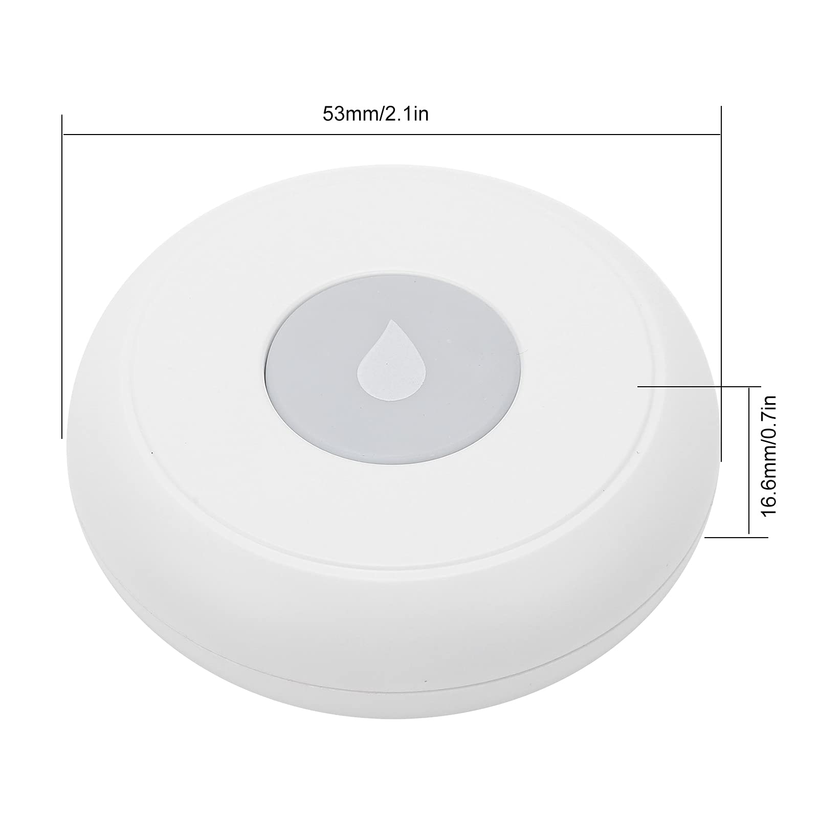 Water Leak Detector for Zigbee, Intelligent Wireless Water Alarm, Water Sensor Overflow Flood Leakage Alerts for Tuya, Linkage Alarm for Kitchen Living Room