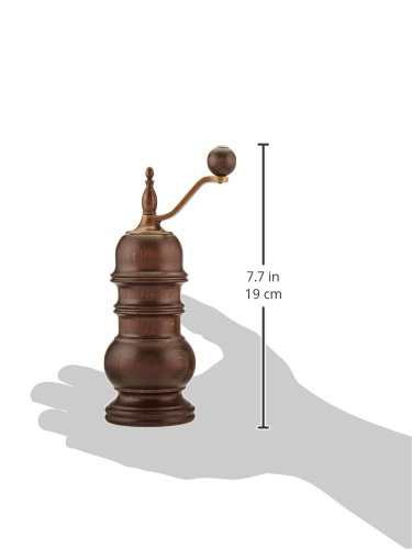 Zassenhaus Speyer 5.1-Inch Dark Stained Beech Pepper Mill