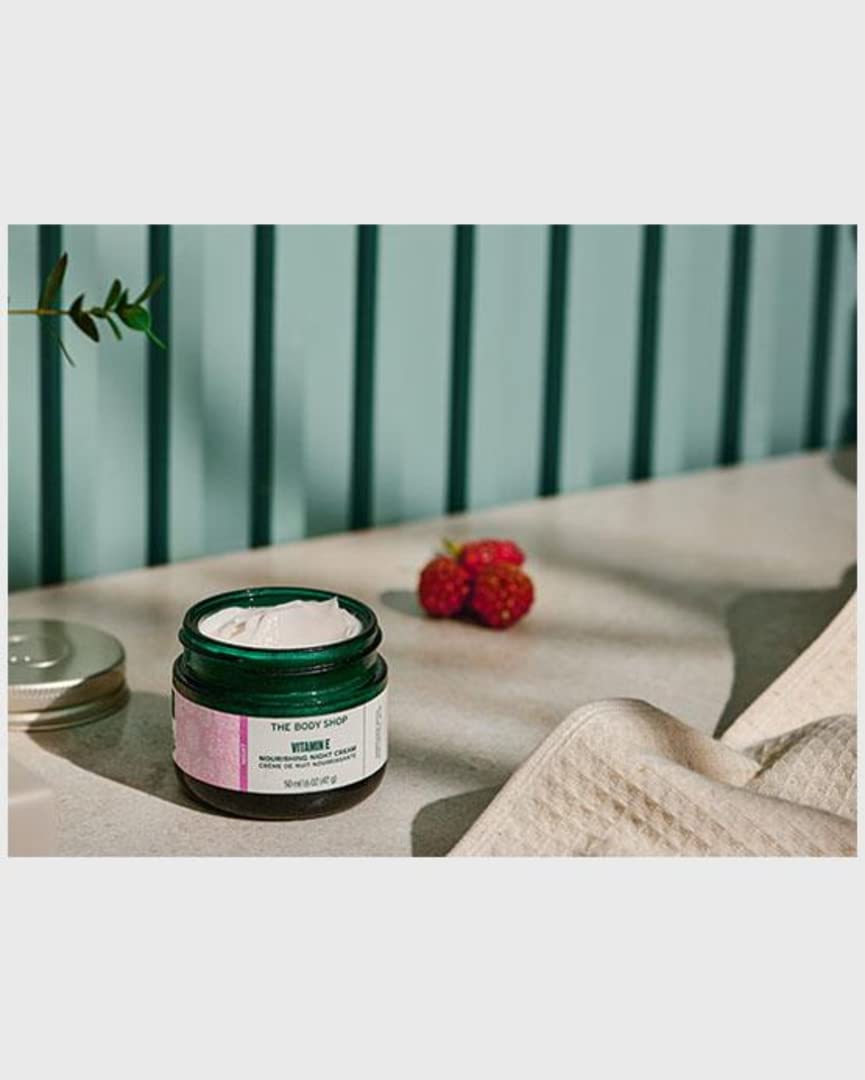 The Body Shop Vitamin E Nourishing Night Cream, 1.67 Fl Oz