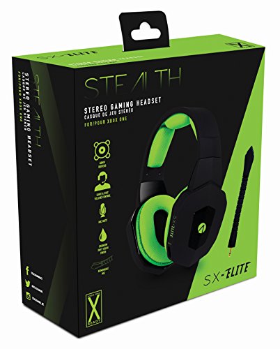 Stealth SX Elite Stereo Gaming Headset with Microphone for Microsoft Xbox One/S / X - Black/Green