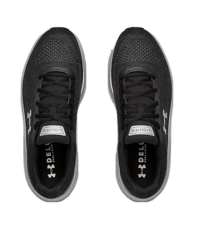 Under Armour Men's UA Liquify Running Shoes (us_Footwear_Size_System, Adult, Men, Numeric, Medium, Numeric_11_Point_5) Black/Silver