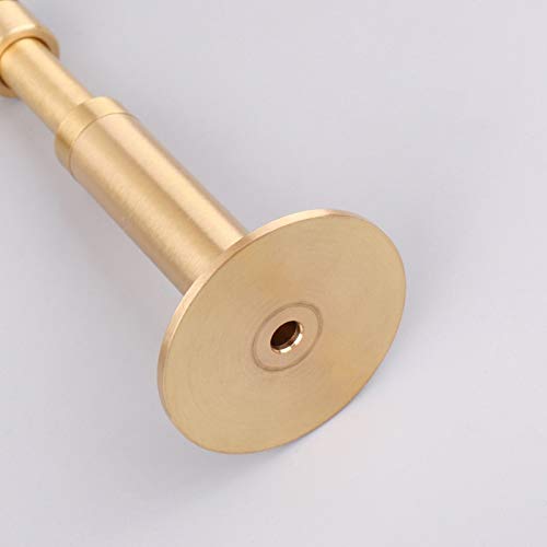 SJYDQ Copper Hydraulic Buffer Silent Door Stop, Floor Door Stop, Wall-Mounted Bumper, Non-Magnetic Door Bumper Hardware