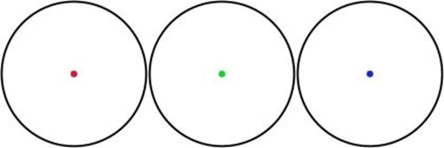 TacFire 1 x 30mm Tactical Dot Rifle Scope Sight with Cantilever Weaver Mount, Red/Green