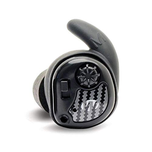 Walker's Silencer Wireless NRR25dB Electronic Sound Suppression Hearing Protection Earbuds for Shooting, Hunting, Range, Black