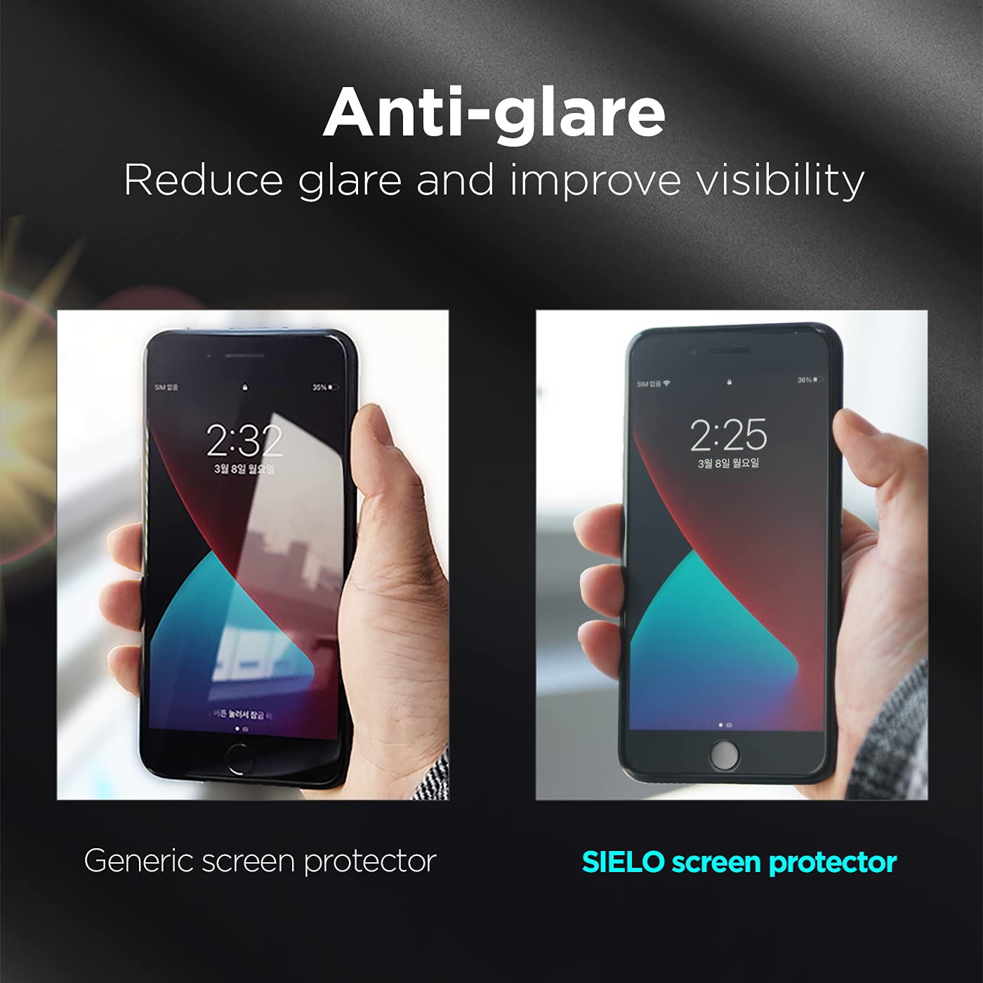 SIELO γ2PACK Matte Screen Protector for iPhone 13 Pro, Shatterproof Paperfeel Film, Anti Glare & Anti Fingerprint & Anti Bluelight, 9H Hardness, Case Friendly Bubble Free for iPhone 13 Pro 6.1-Inch