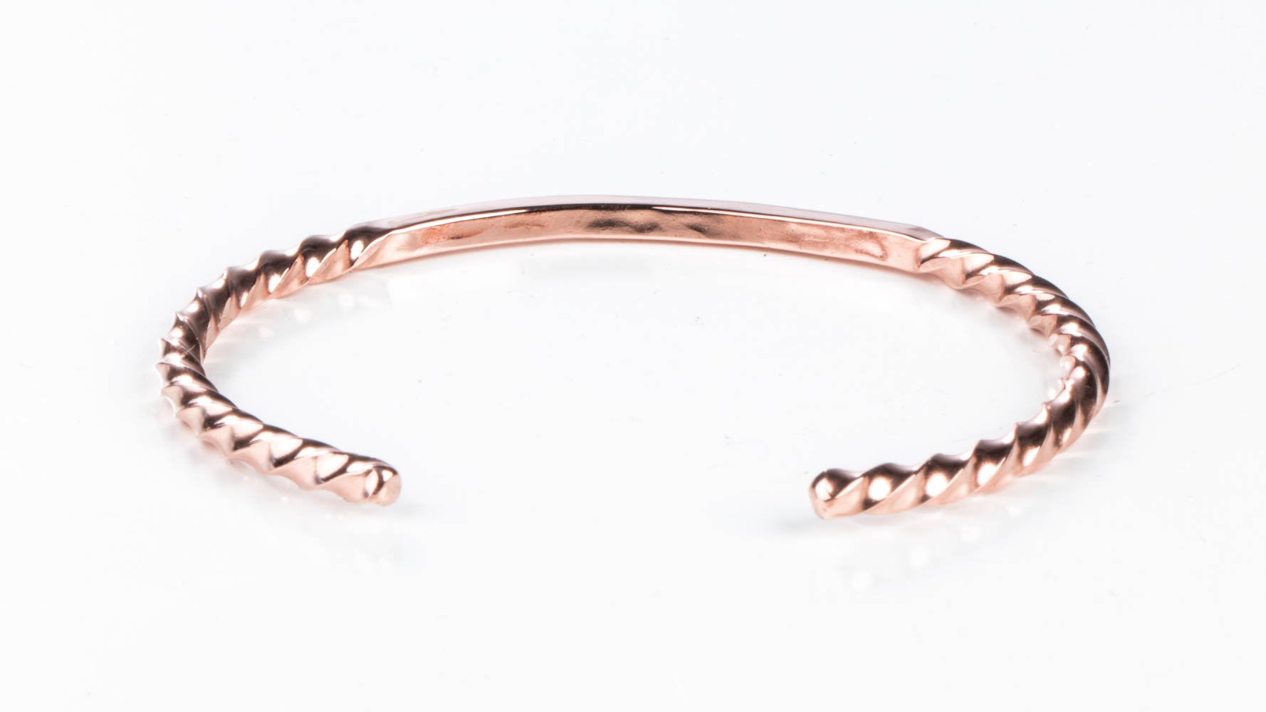 Turquoise Skies TSKIES Stamp Dancer: Copper Sage Twist Stacker Bracelet
