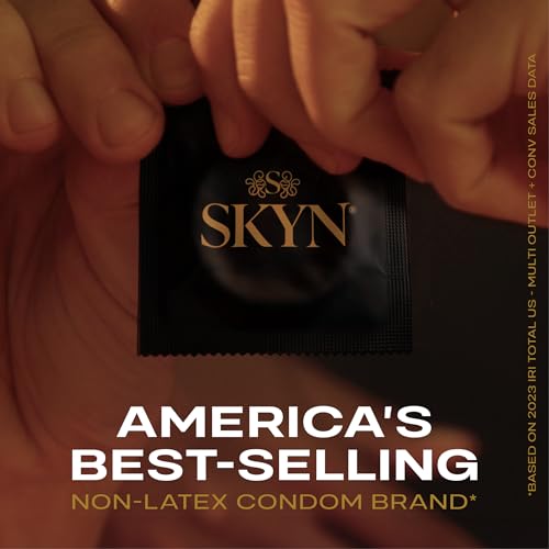 SKYN Extra Studded – 22 Count – Lubricated Latex-Free Condoms – Unique Texture Intensifies Every Moment