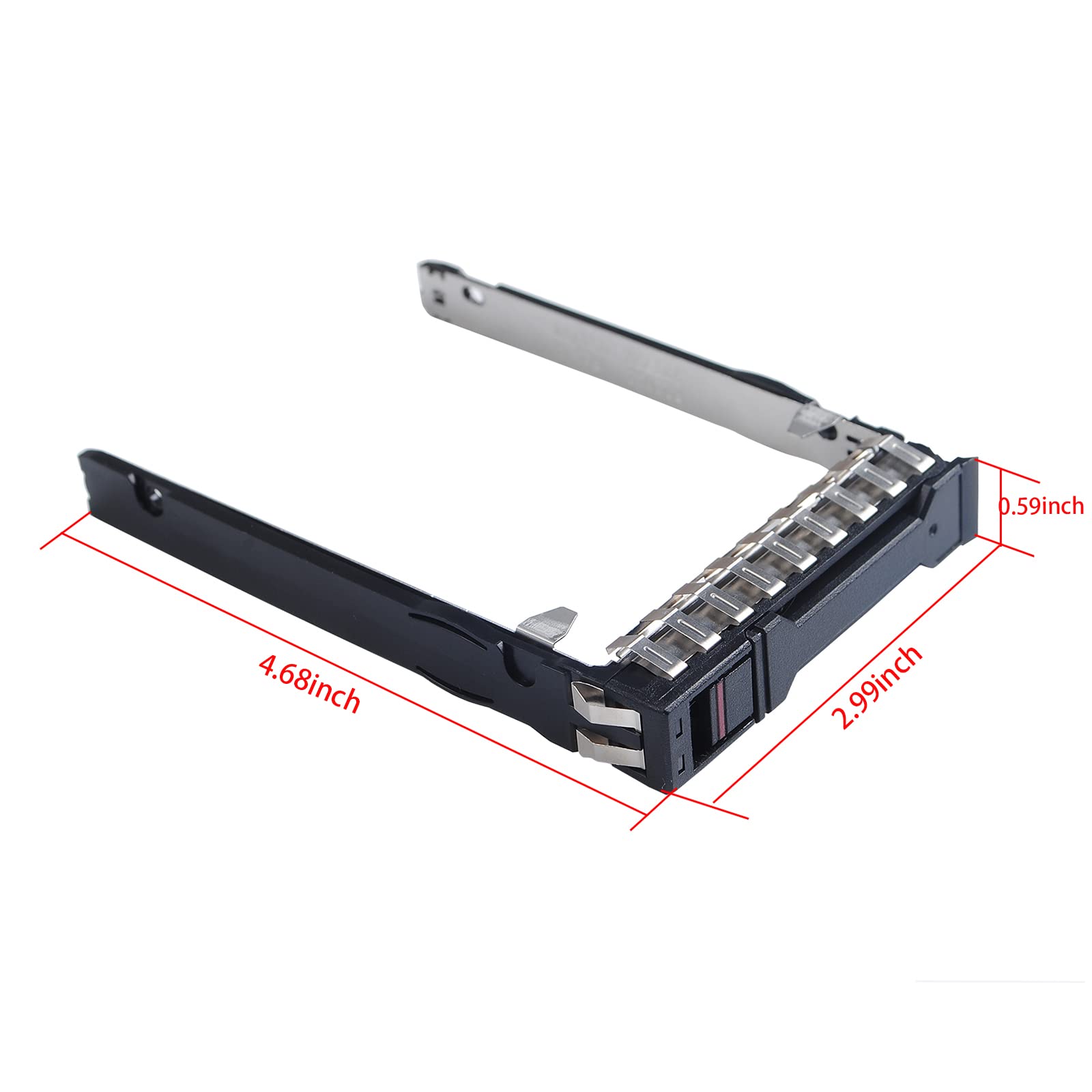 SSD Mounting Bracket 2.5" Hard Drive Caddy P22892 P22892-001 Compatible for HP Proliant DL325 DL385 Gen10/G10 Plus v2 Server ML350 DL380 DL360 DL365 DL325 DL345 G11, HDD Holder with 4 Mount Screws