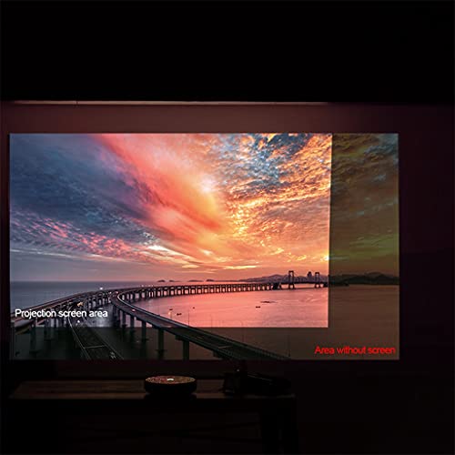 XINGTU 80-Inch Portable Projector Screen 16:9 Frameless Video Projection Screen Foldable Wall Mounted for Home Theater Office Movies (Size : 80 inch)