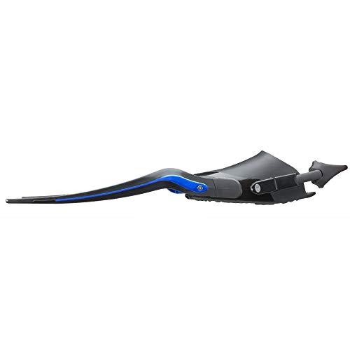 TUSA SF-0104 Hyflex Switch Scuba Diving Fins, Large, Fishtail Blue
