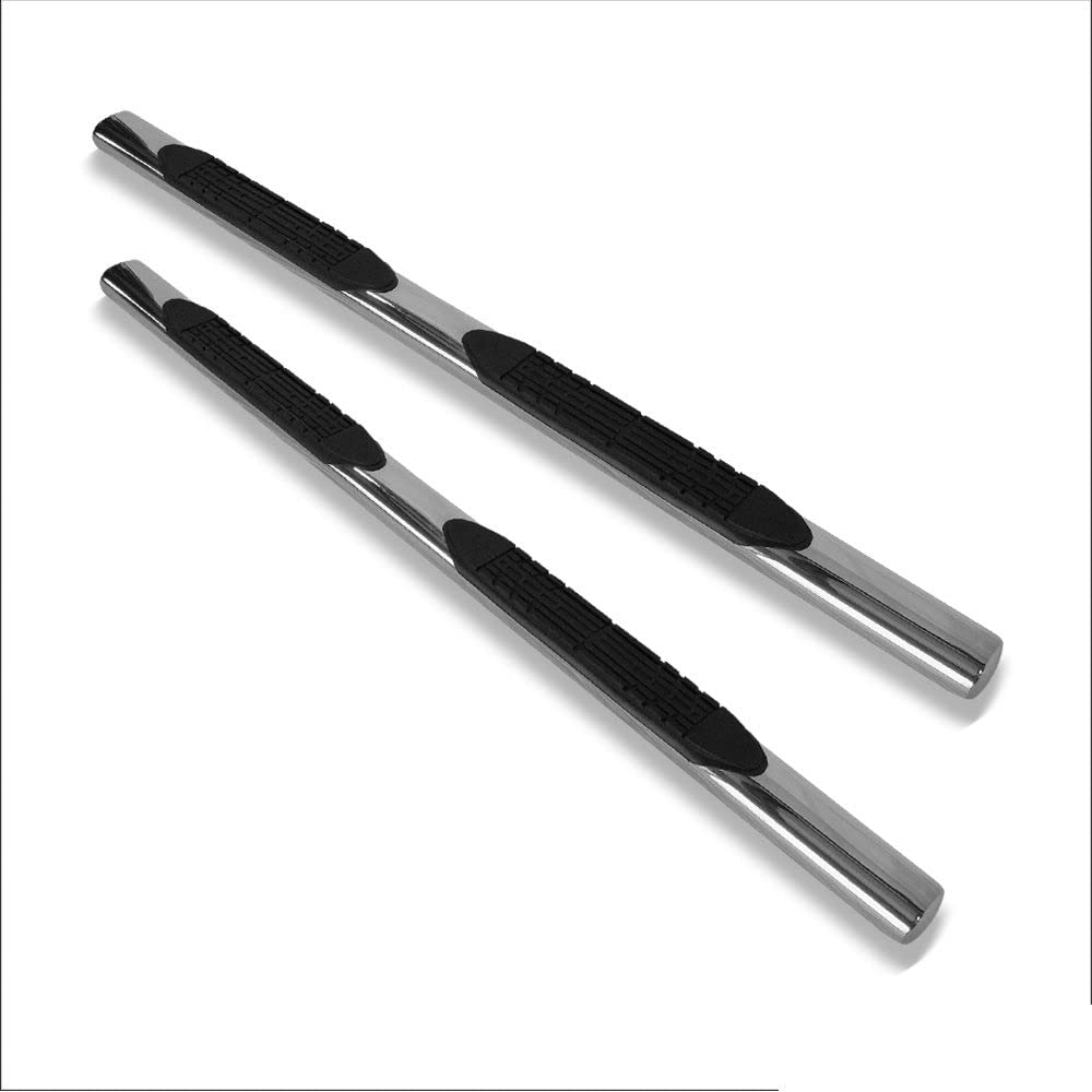VXMOTOR for 1997-2003 F150 Super/EXT CAB (Not Fit XLT) 4" SS Stainless HD Chrome - Side Step NERF Bars Rail Running Board