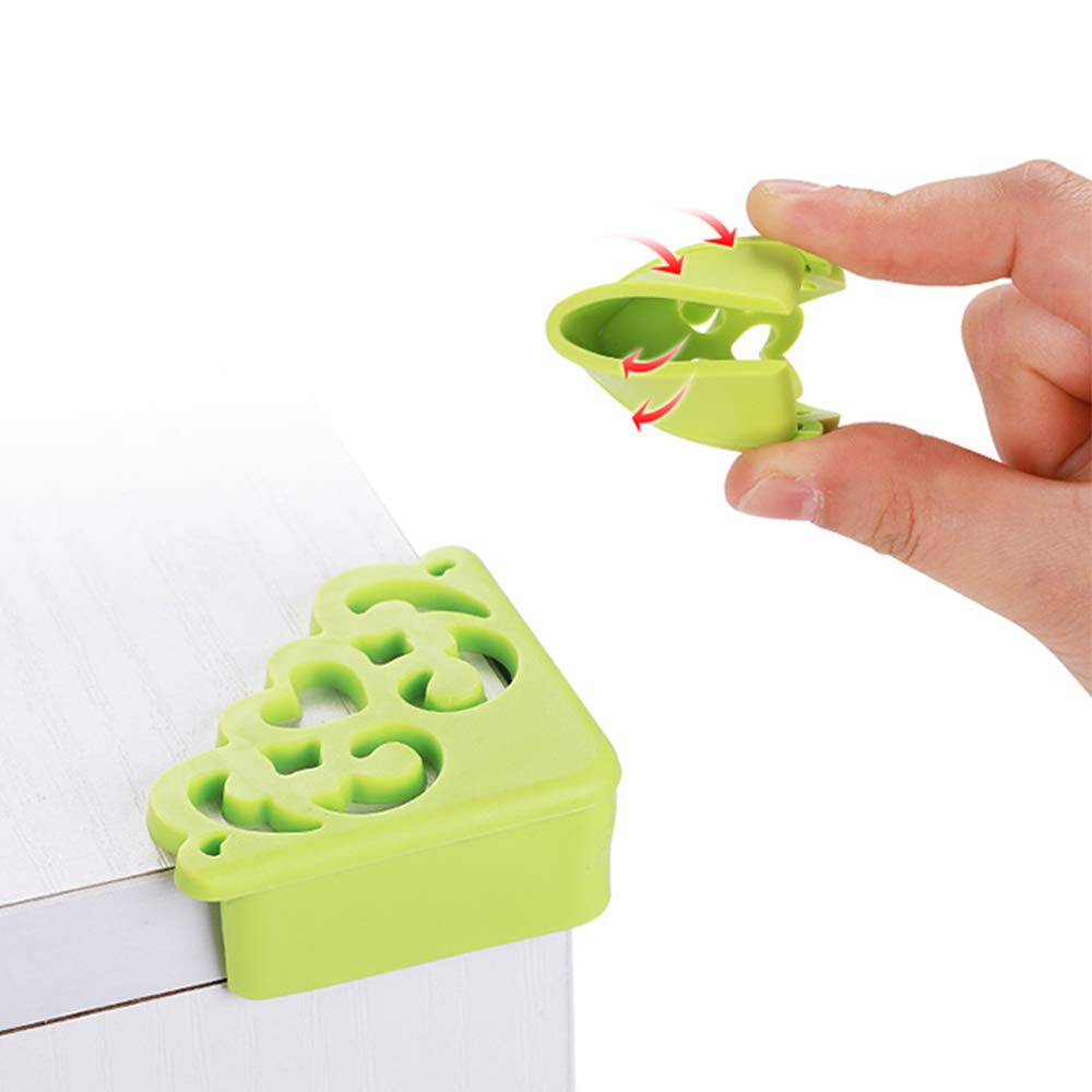 Safe Corner Protector,4PCS Hollow Out Flower Pattern Soft Baby Safety Corner Protectors Guards Table Corner Guards for Child and Baby Coffee