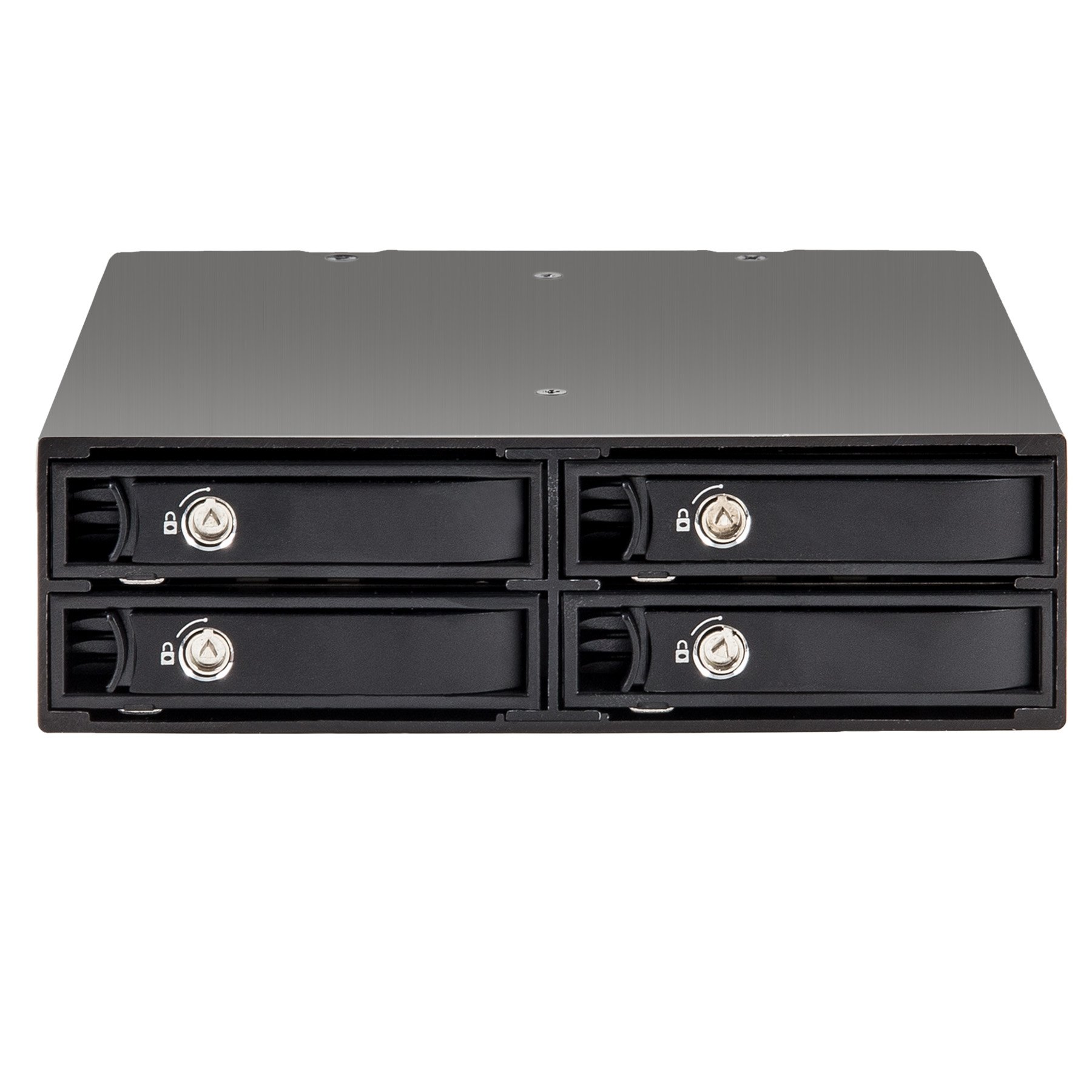 Syba 4 Bay 2.5” SATA Hard Drive Mobile Rack Mount for 5.25" Drive Bays, for HDD SSD SY-MRA25038