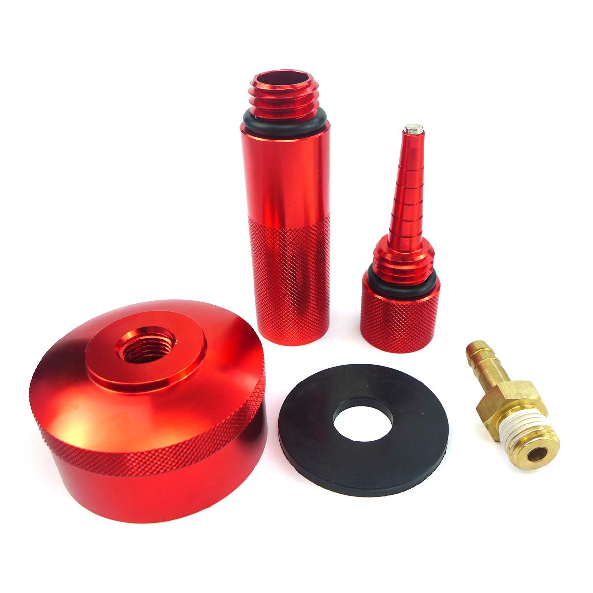 TIKSCIENCE Generator Extended Run Gas Cap Adapter Fit for Honda EU2000i EU1000i 1/4' NPT Hose Line Generator Fuel Extender w/Brass Hose Fitting
