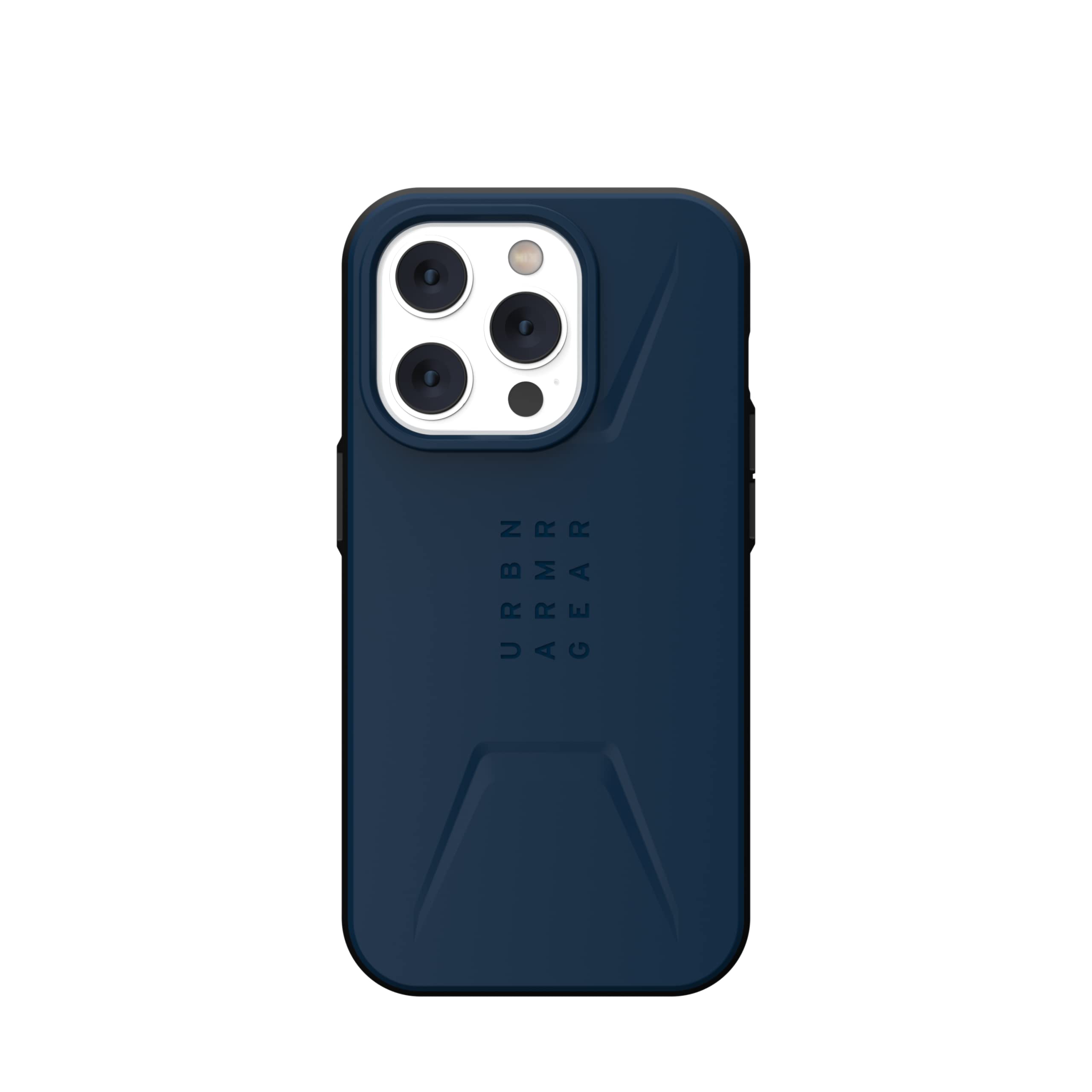 URBAN ARMOR GEAR UAG Designed for iPhone 14 Pro Case Blue Mallard 6.1" Civilian Built-in Magnet Compatible with MagSafe Charging Sleek Ultra Thin Slim Dropproof Shockproof Protective Cover