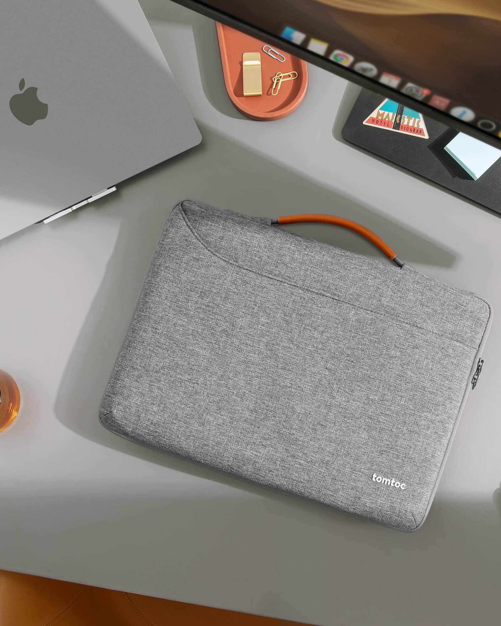 tomtoc 360 Protective Laptop Case Sleeve for 15-inch MacBook Air M3/A3114 2024, M2/A2941 2023, 15-inch New Surface Laptop 7, Copilot+ PC, Surface Laptop 6/5/4/3, Dell XPS 15 Plus, Water-Resistant