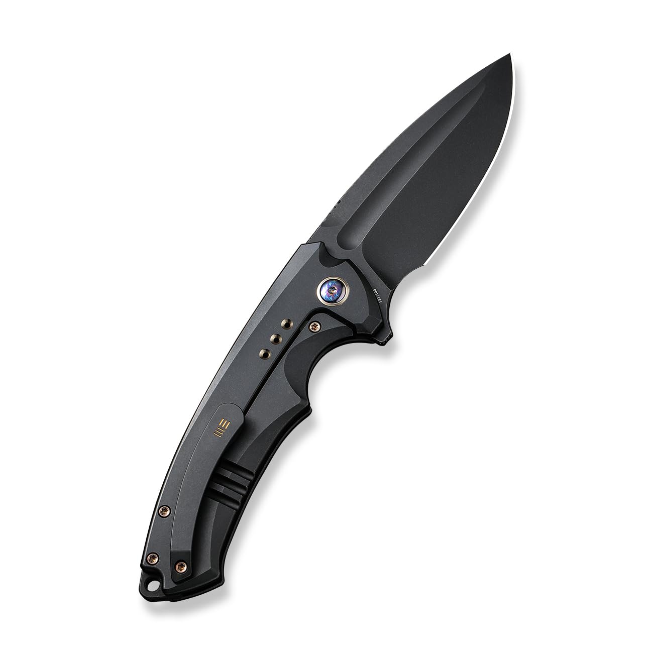 WE Knives Nexusia Frame Lock 22044-1 Black Titanium CPM-20CV 1/155 Pocket Knife