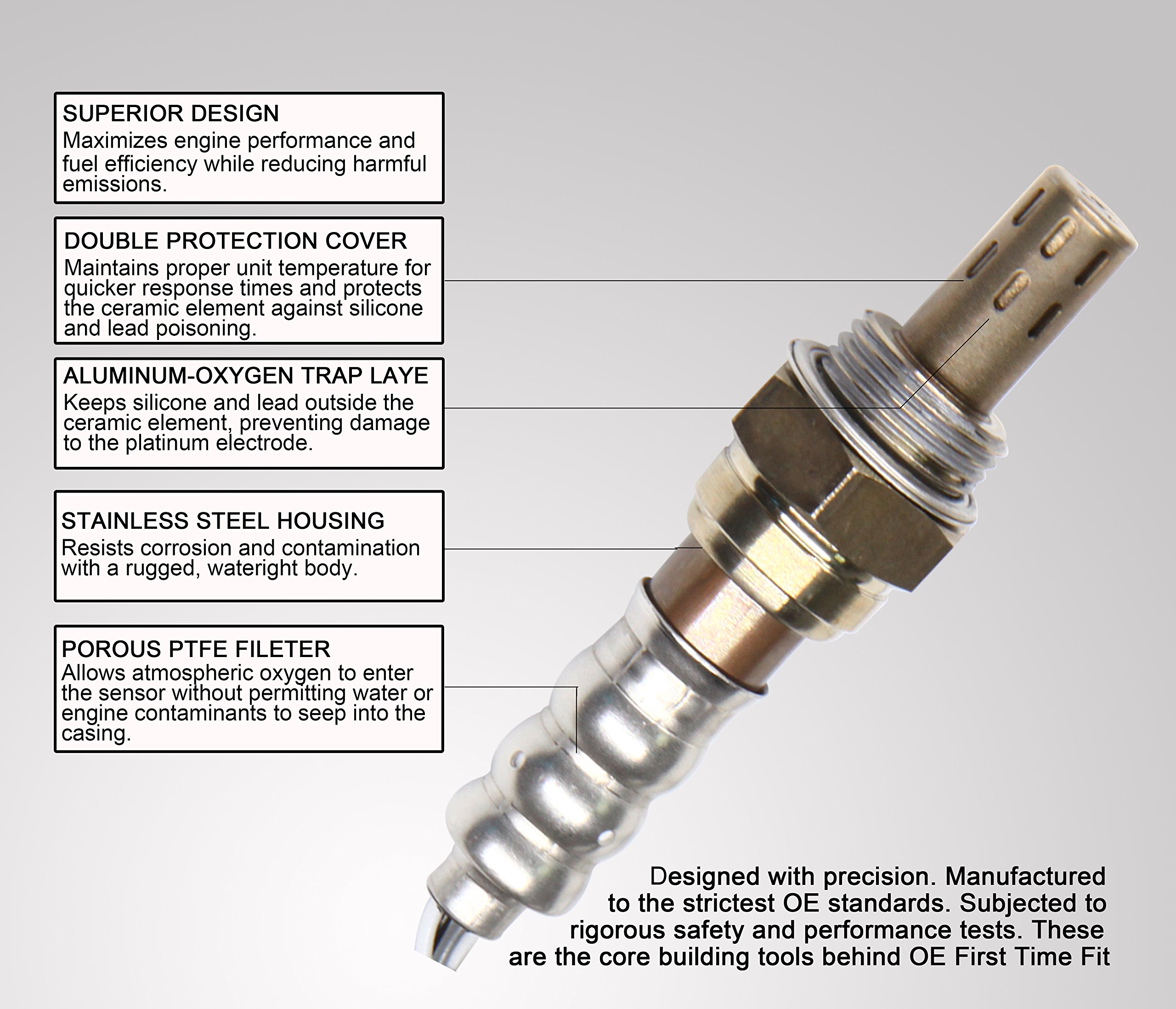 THEBIGDEALS T257171X Oxygen Sensor Upstream & Downstream for Aston Martin Ford Jaguar Lincoln Mazda Mercury