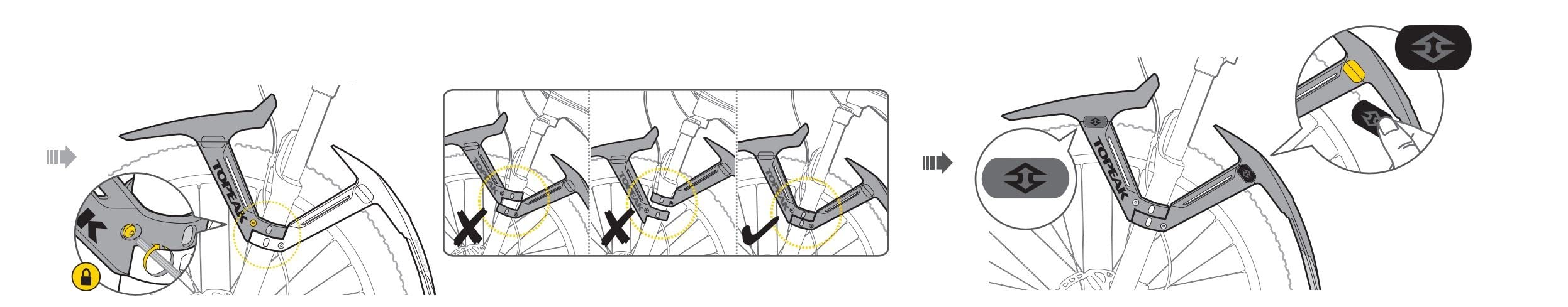 Topeak Front Mudguard Defender XC1
