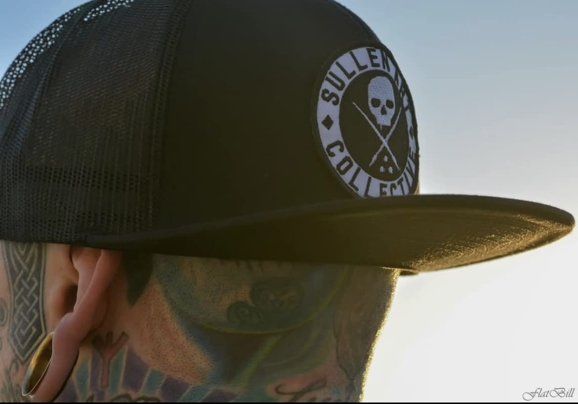 Sullen Badge of Honor BOH Mesh Back Snapback Tattoo Lifestyle Hat - Black
