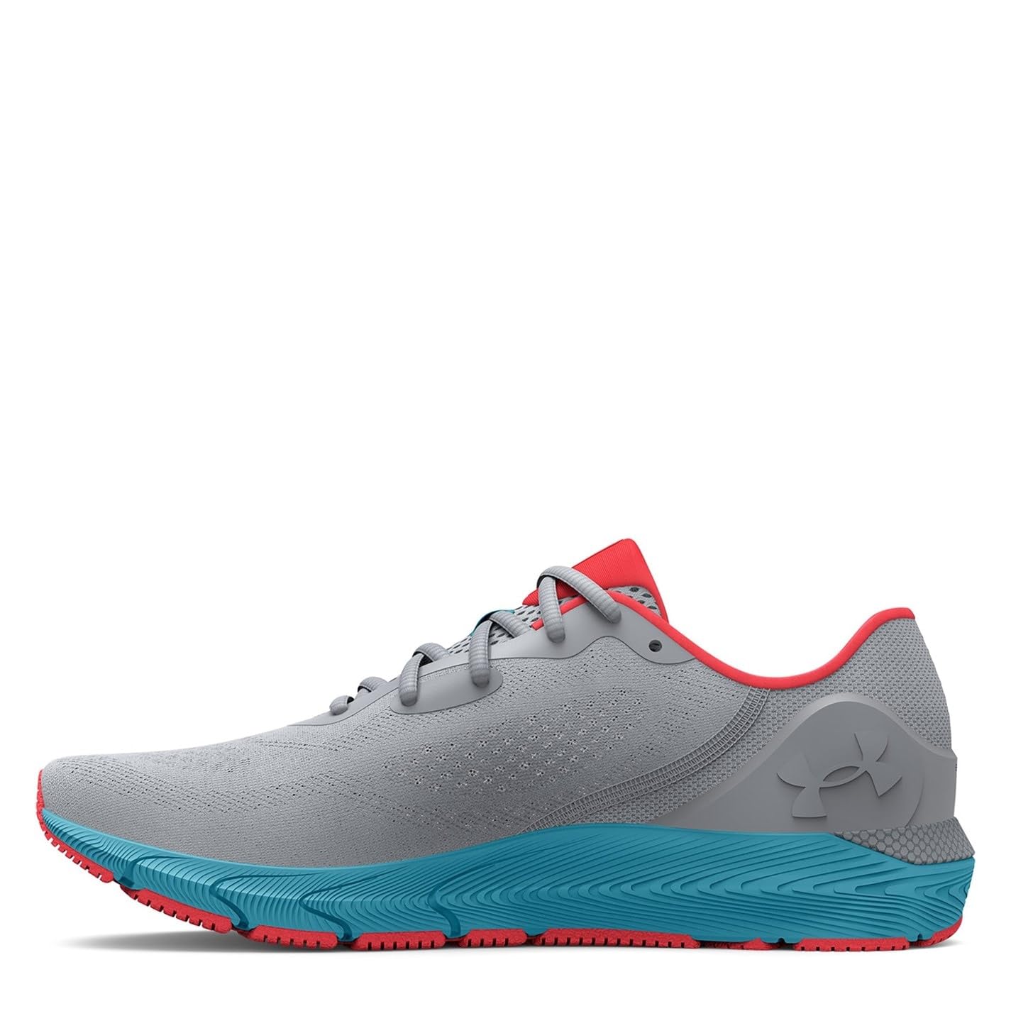 Under Armour Women's HOVR Sonic 5, Halo Gray/Electric Tangerine, 6 Medium US