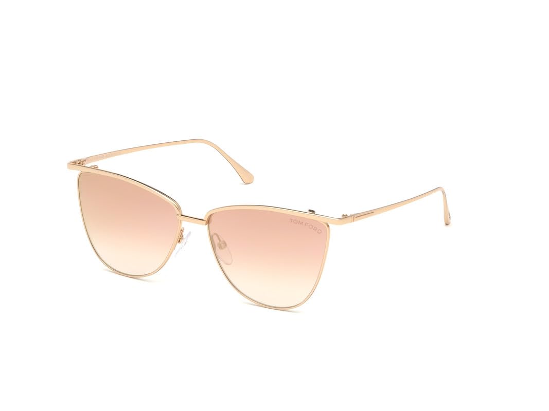 Tom Ford Cat Eye Sunglasses TF684 Veronica 33T Copper-Gold 58mm FT0684