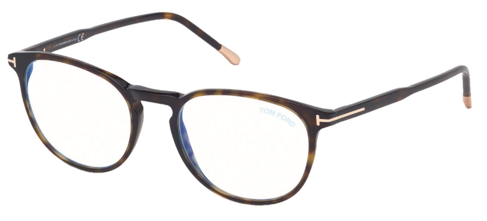 Tom Ford FT 5608-B BLUE BLOCK Dark Havana 54/19/145 unisex Eyewear Frame